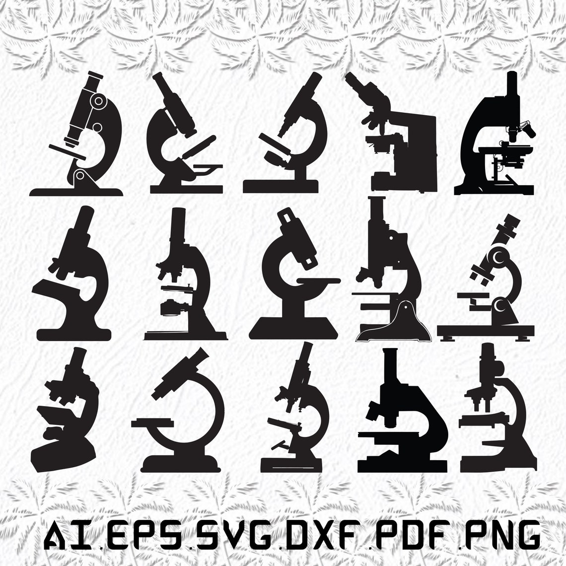 Microscope Svg, Microscopes Svg, Lab Svg, Science, Research, SVG, Ai ...