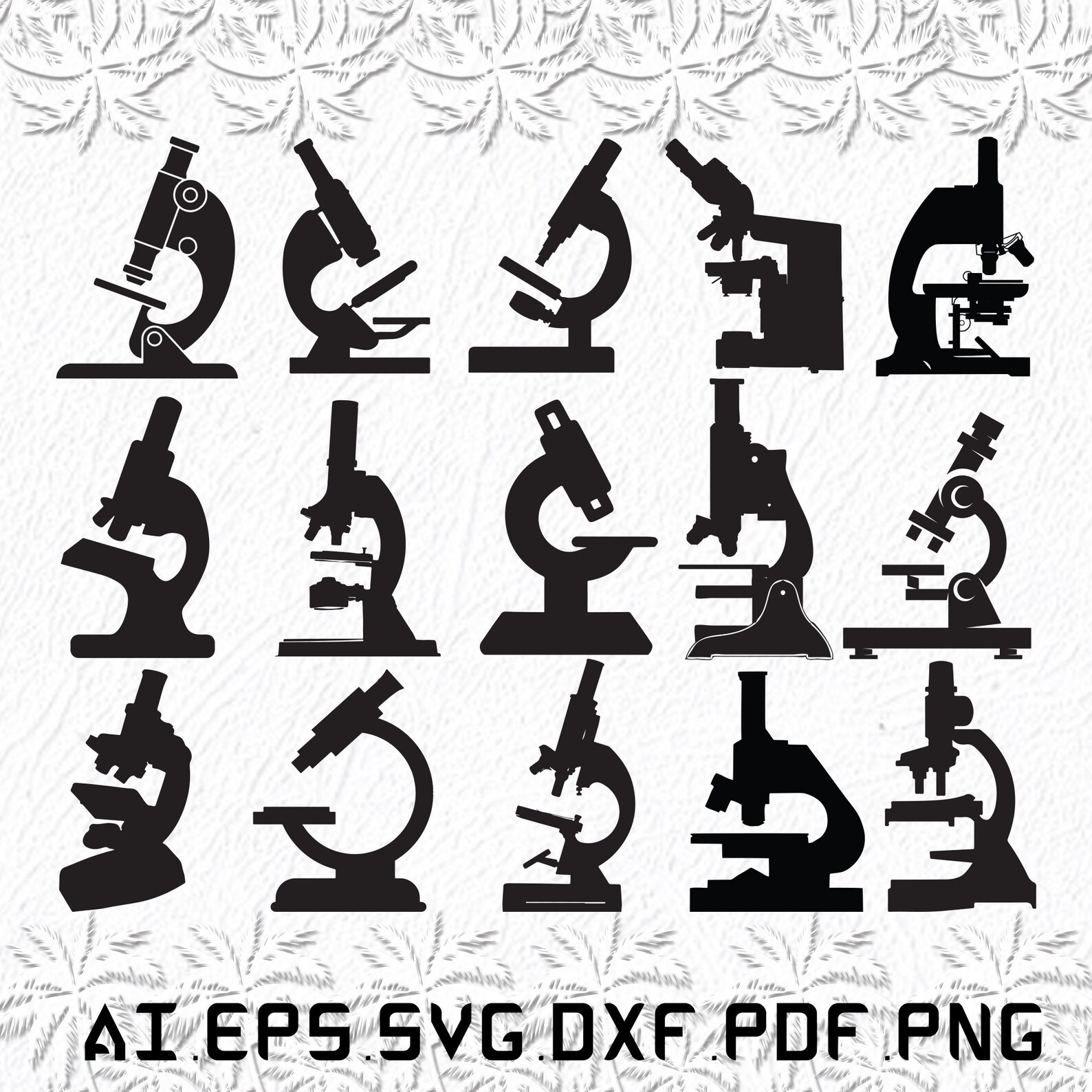 Microscope Svg, Microscopes Svg, Lab Svg, Science, Research, SVG, Ai ...