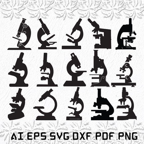 Microscope Svg Microscopes Svg Lab Svg Science Research - Etsy