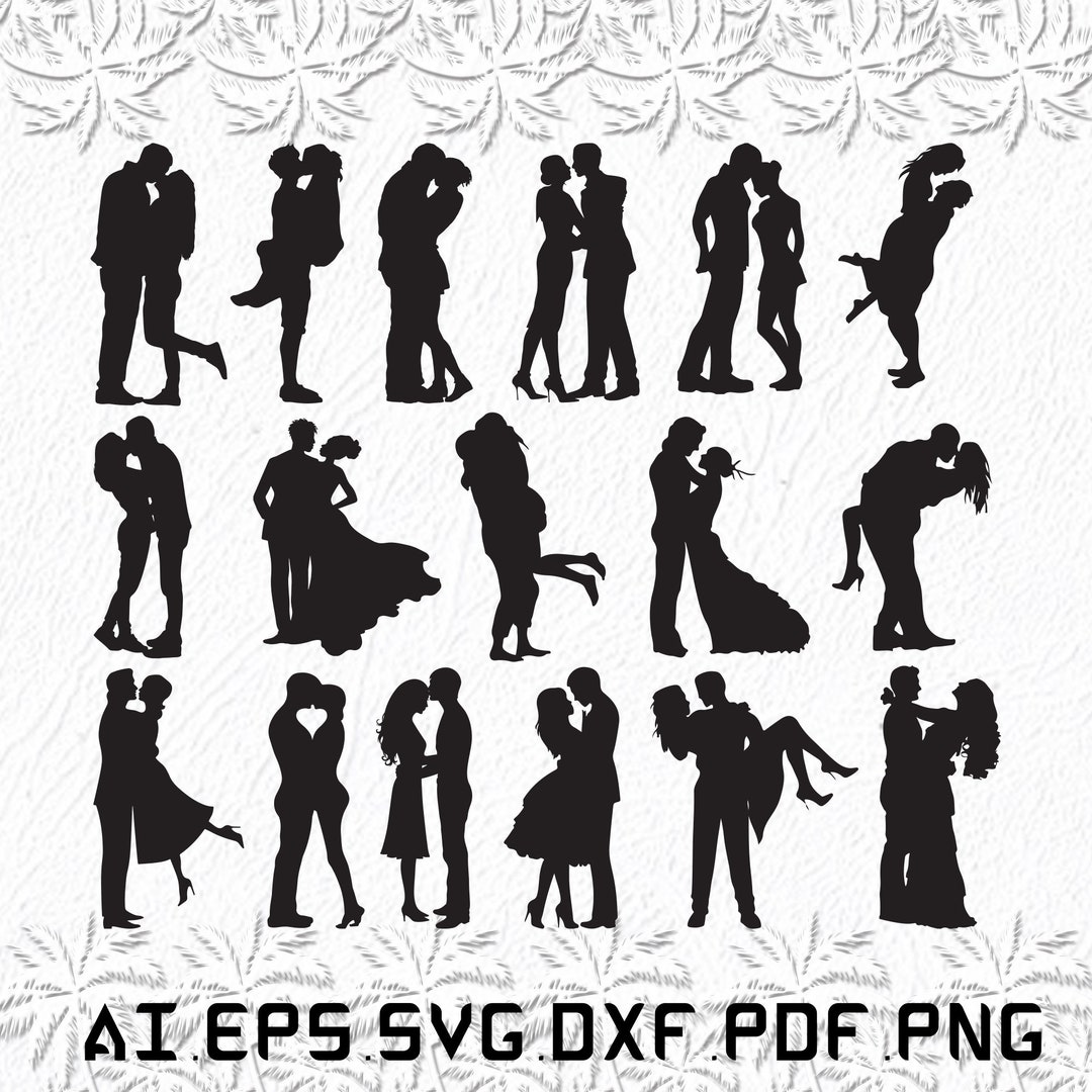 Romantic Couple Svg, Romantic Svg, Couple Svg, Happy, Love, SVG, Ai ...