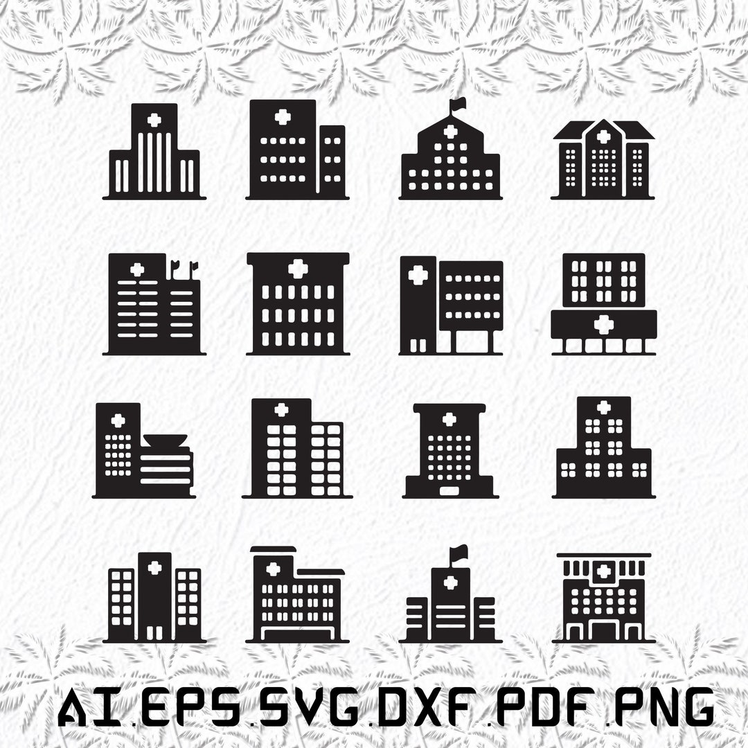 Hospital Svg, Hand Svg, Love Svg, Hospitals, Cute, SVG, Ai, Pdf, Eps ...