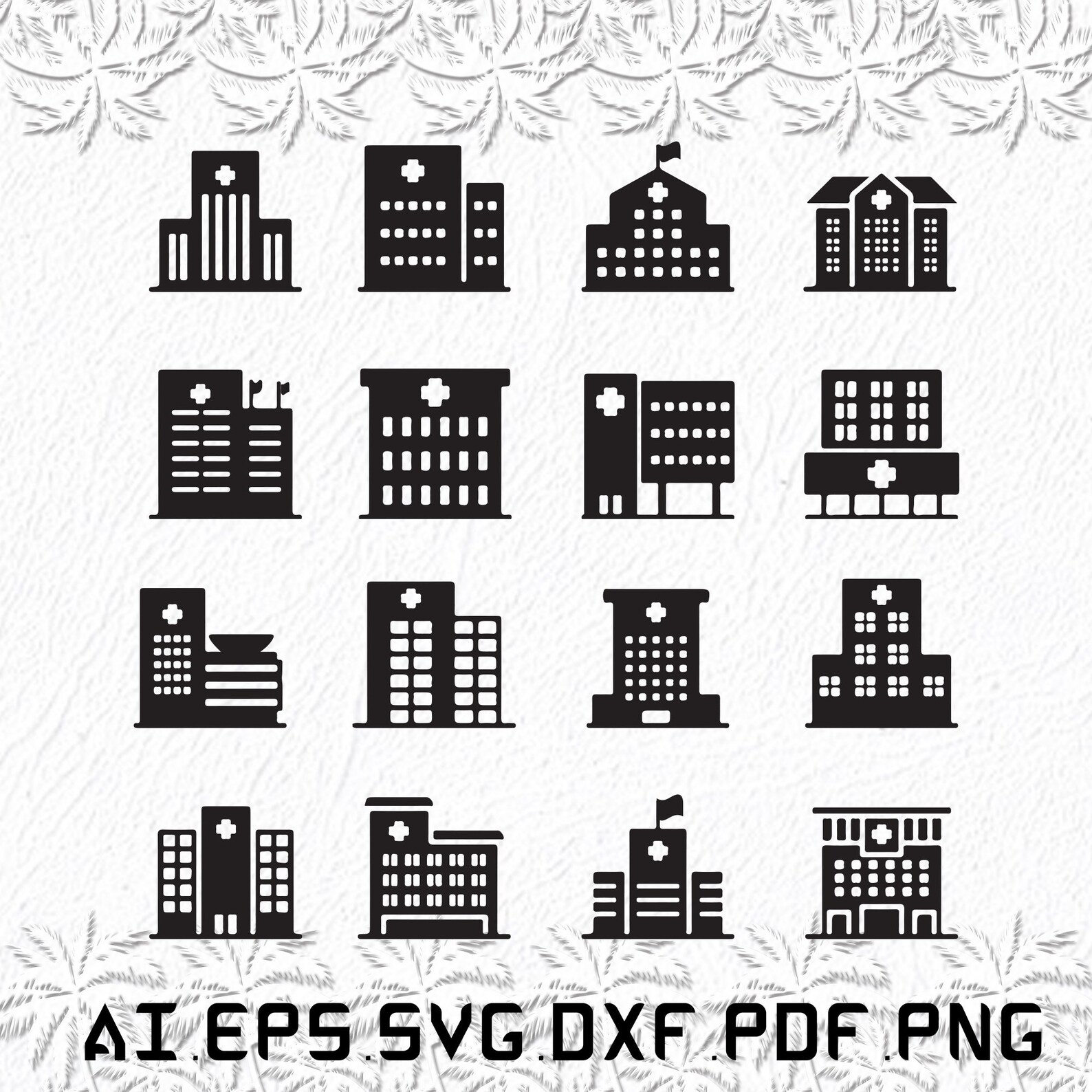 Hospital Svg Hand Svg Love Svg Hospitals Cute SVG Ai - Etsy