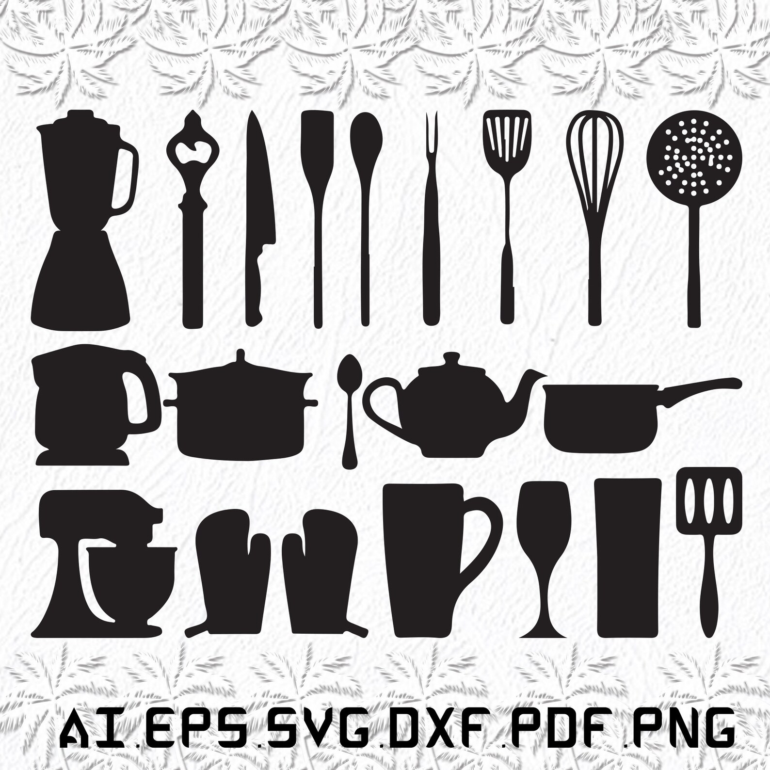 Kitchen Svg Kitchens Svg Food Svg Foods Water SVG Ai - Etsy