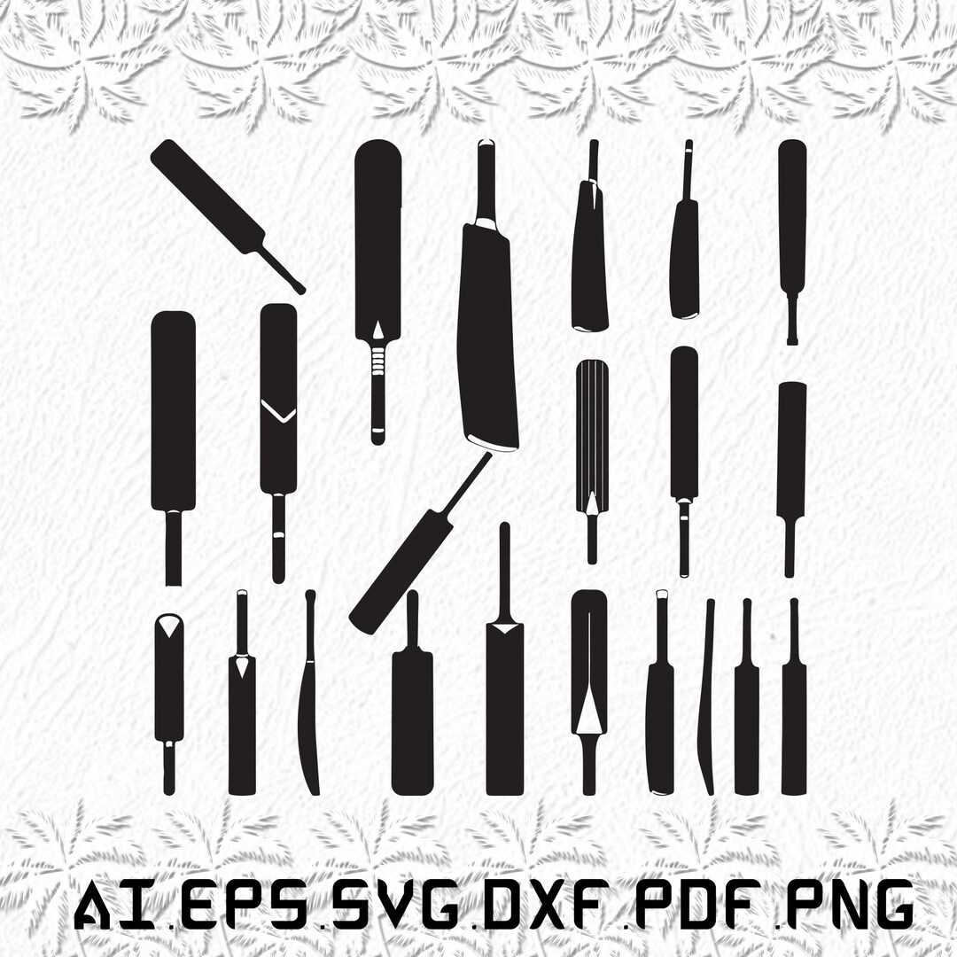 Cricket Bat Svg, Cricket Bats Svg, Cricket Svg, Sport, Sports, SVG, Ai ...