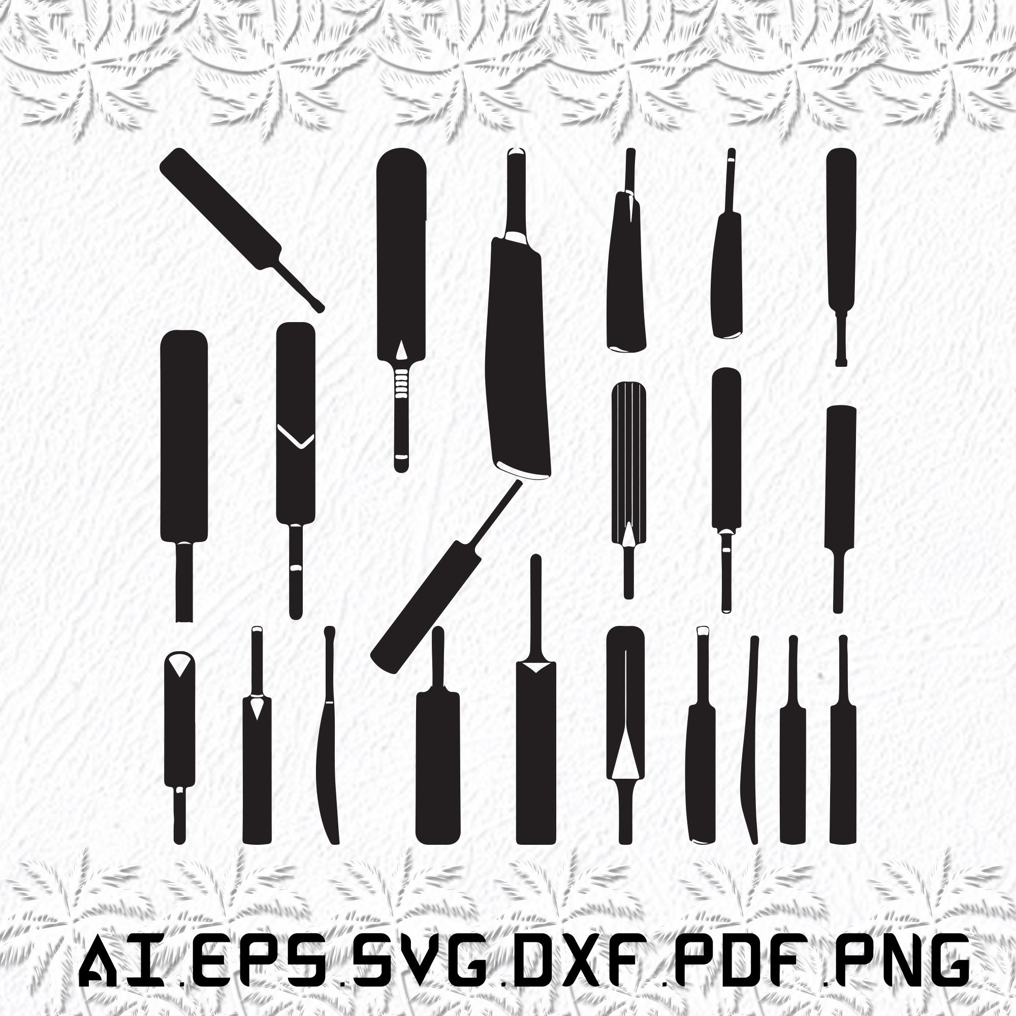 Cricket Bat Svg Cricket Bats Svg Cricket Svg Sport Sports - Etsy Australia