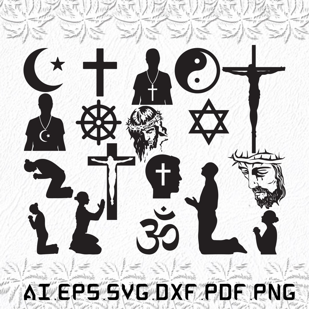 Religious People Svg, Religious Peoples Svg, Love Svg, Religious ...
