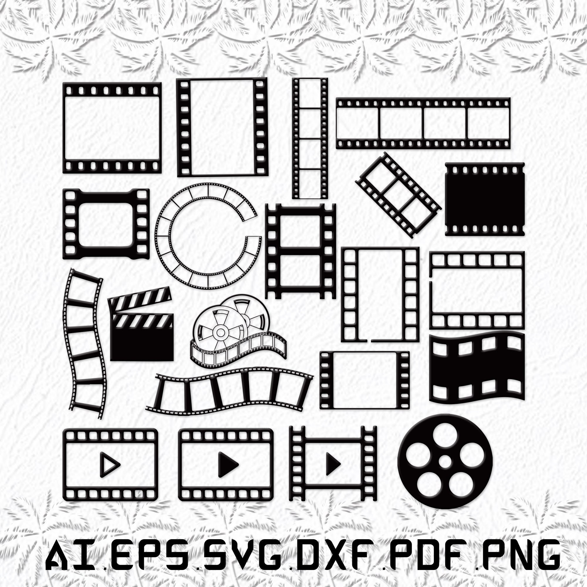 Camera Film Svg, Camera Film Strip Svg, Vintage Film Svg, Photo Strip ...