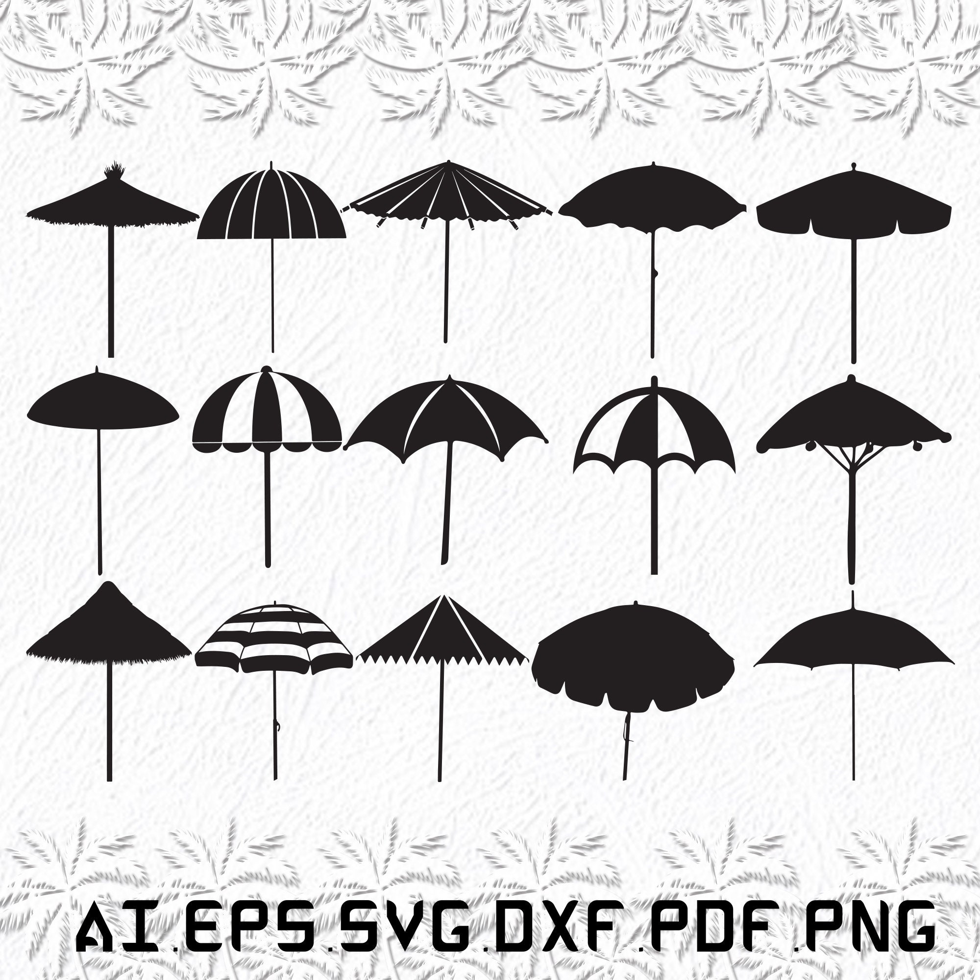 Beach Umbrella Svg, Beach Umbrellas Svg, Umbrella Svg, Beach, Sea, SVG ...