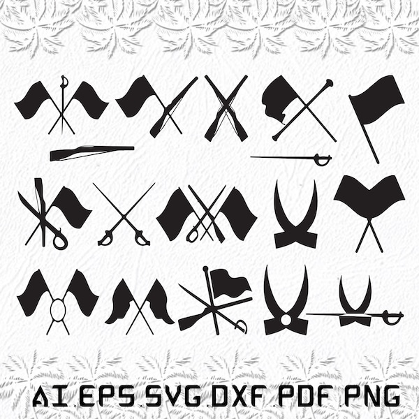 Color Guard Rifle Svg - Etsy