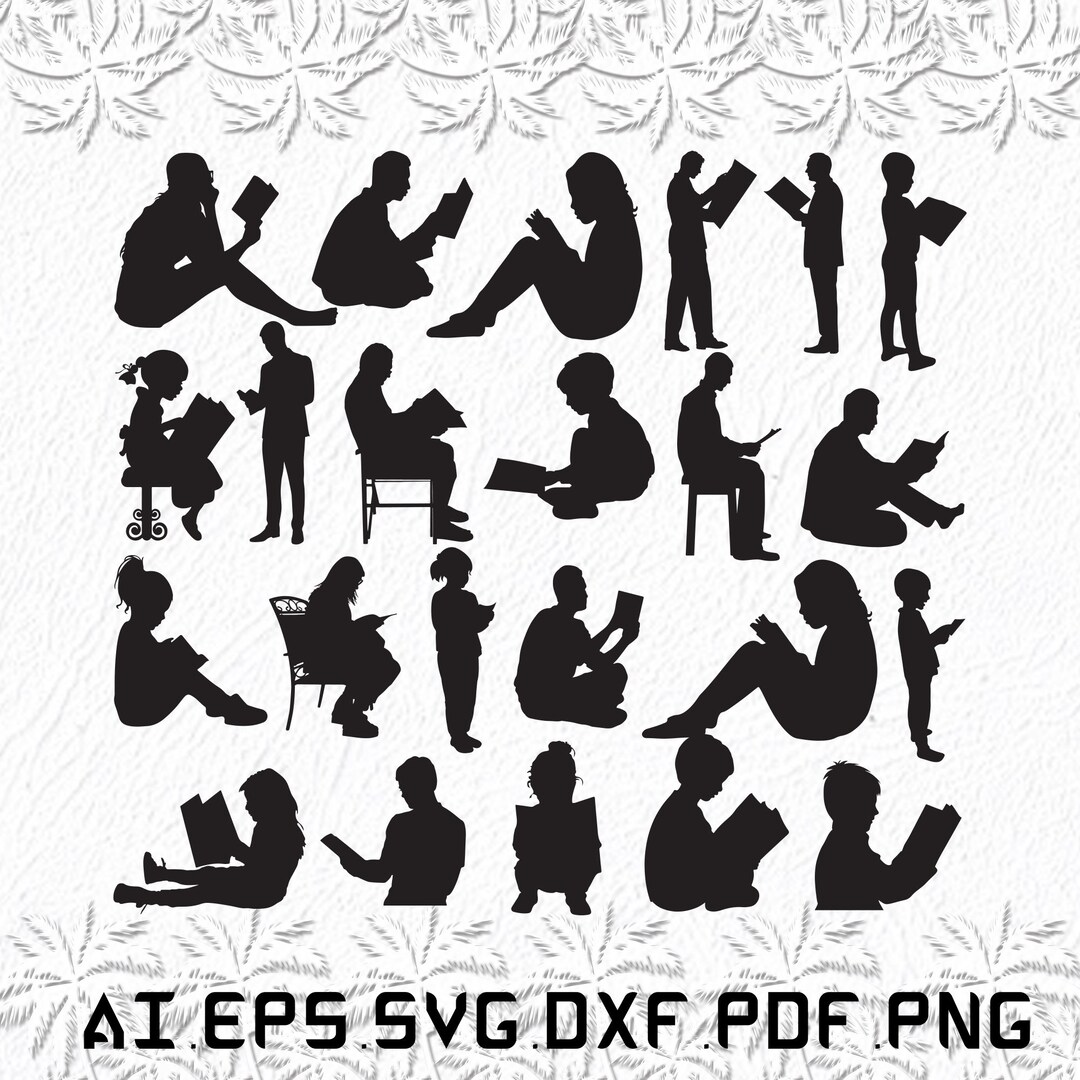 Buy Reading A Book Svg Reading Svg Book Svg Books Read SVG Online in ...