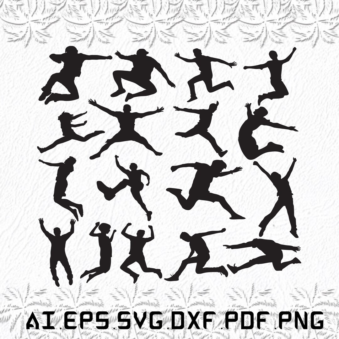 Jump Man Svg, Jump Svg, Man Svg, Sport, Sports, SVG, Ai, Pdf, Eps, Svg ...