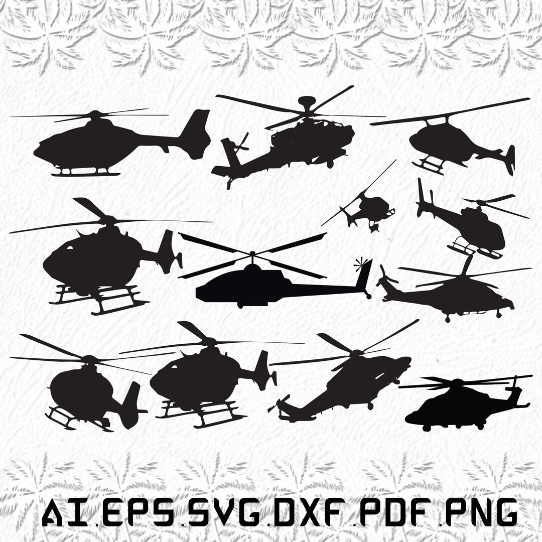 Helicopter Svg, Helicopters Svg, Copter Svg, Flying, Fly, SVG, Ai, Pdf ...