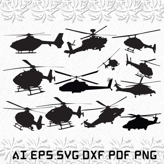 Helicopter Svg Helicopters Svg Copter Svg Flying Fly SVG - Etsy