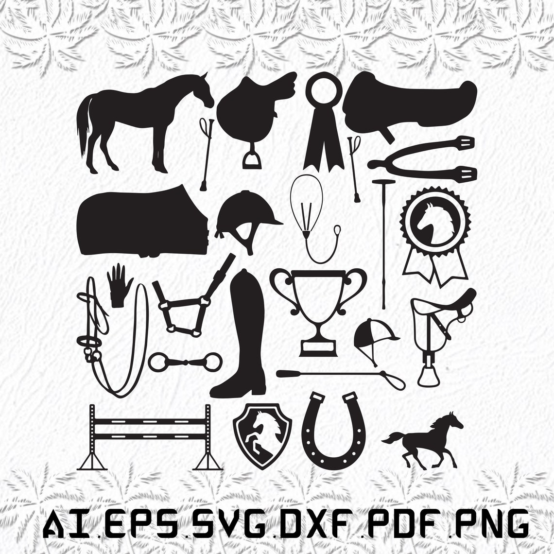 Equestrian Svg Horse Svg Pony Svg Riding Animal SVG Ai - Etsy