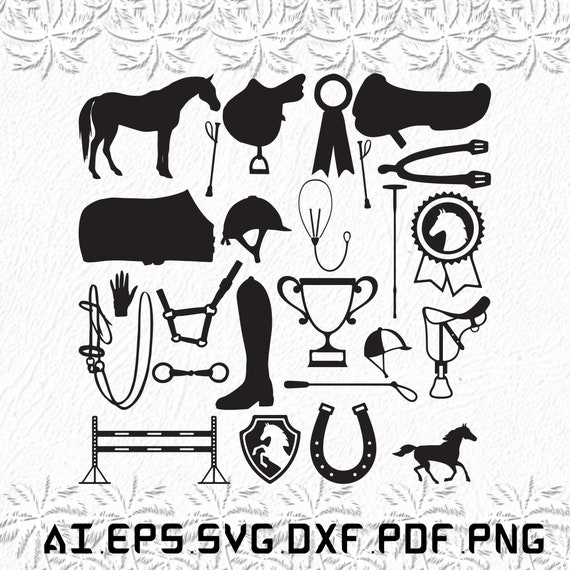 Equestrian Svg Horse Svg Pony Svg Riding Animal SVG Ai - Etsy