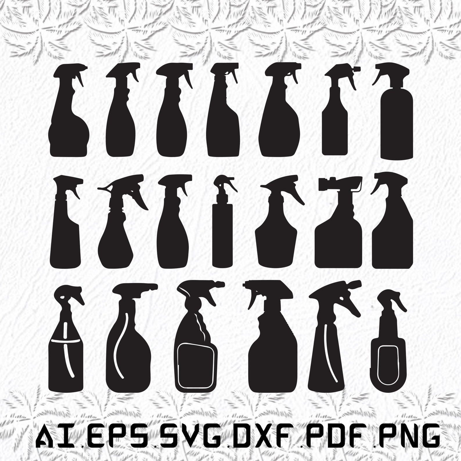 Spray Bottle Svg, Spray Bottles Svg, Spray Svg, Spray, Bottle, SVG, Ai ...