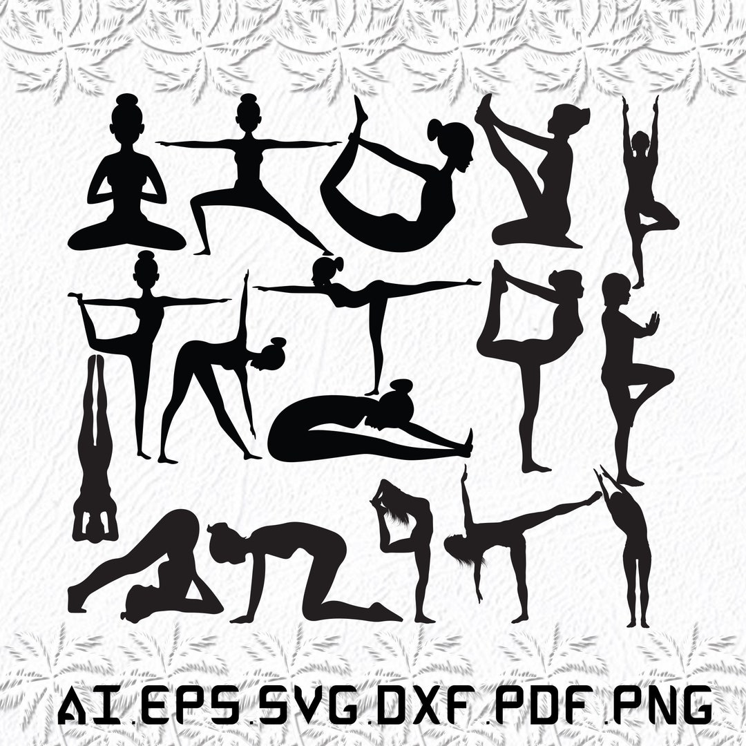 Pilates Svg, Pilate Svg, Man Svg, Woman, Yoga, SVG, Ai, Pdf, Eps, Svg ...
