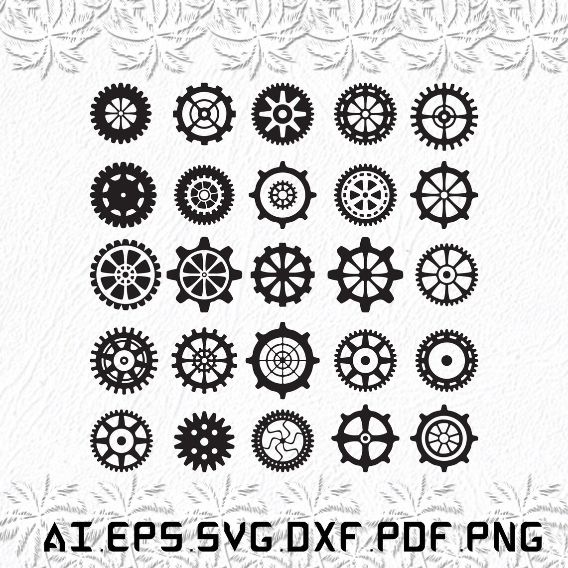 Gear Icon Svg, Gear Icons Svg, Gear Svg, Icon, Icons, SVG, Ai, Pdf, Eps ...