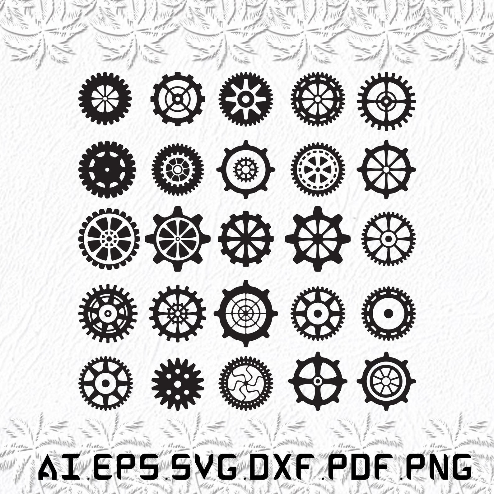 Gear Icon Svg, Gear Icons Svg, Gear Svg, Icon, Icons, SVG, Ai, Pdf, Eps ...