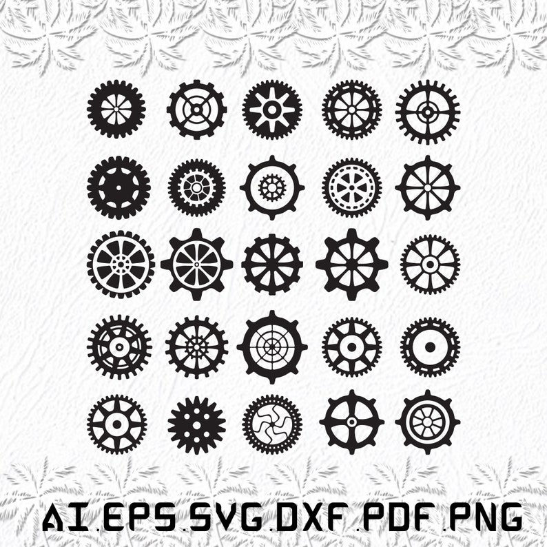 Gear Icon Svg, Gear Icons Svg, Gear Svg, Icon, Icons, SVG, Ai, Pdf, Eps ...
