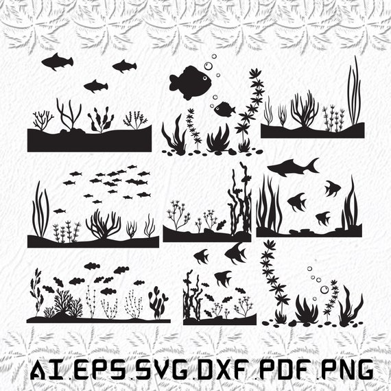 Sea Under Water Svg Sea Svg Under Svg Water Ocean SVG | Etsy