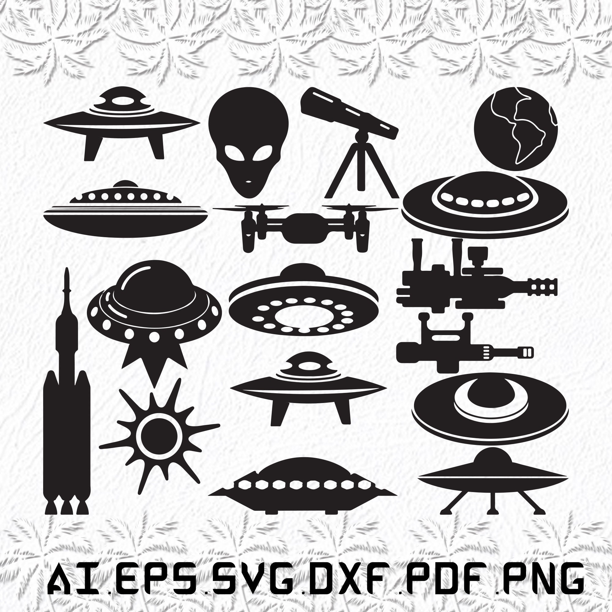 Spaceship Svg Spaceships Svg Space Svg Ship Alien SVG - Etsy