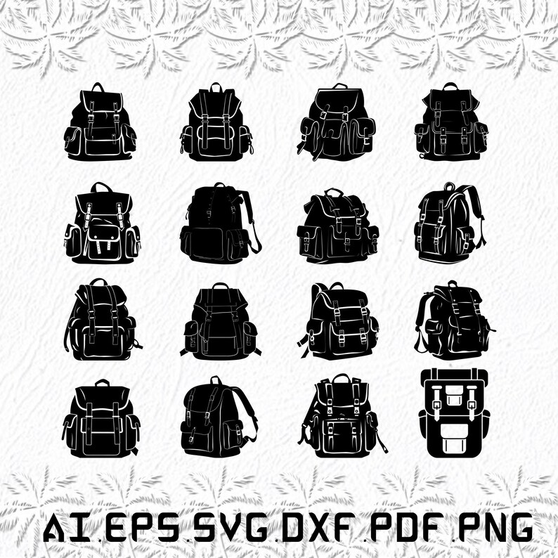 Hiking Backpack Svg, Hiking Backpacks Svg, Gym Svg, Hiking, Backpack ...