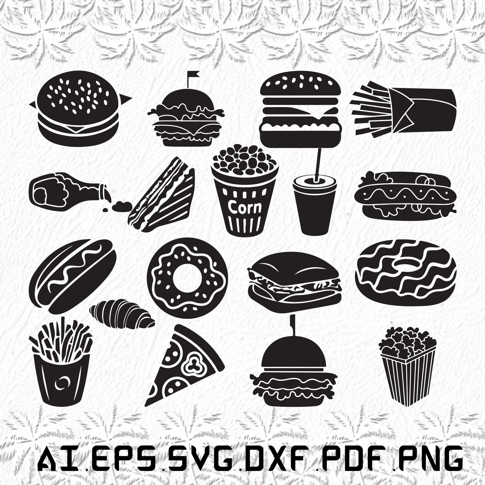Fast Food Svg Fast Foods Svg Fast Svg Food Sports SVG - Etsy Singapore