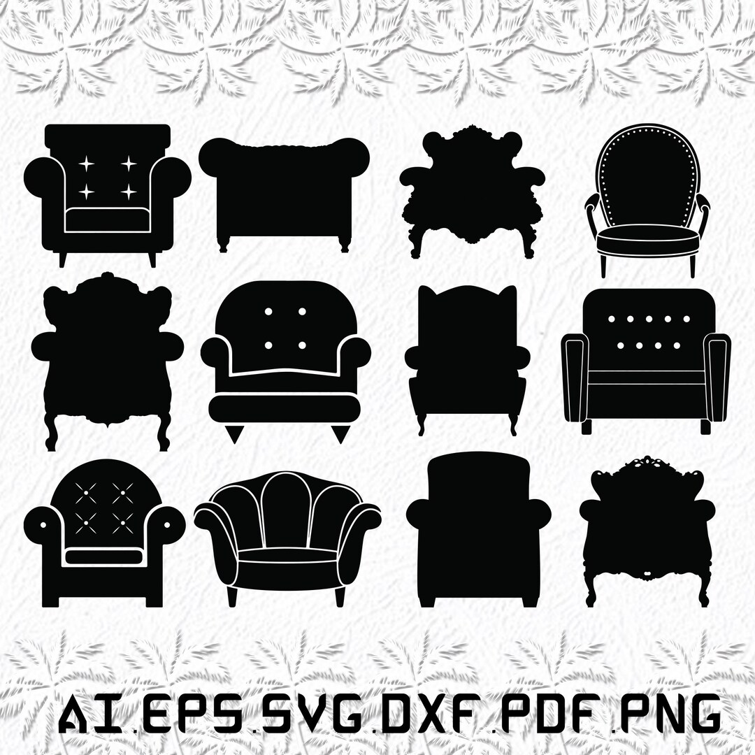 Single Sofa Svg, Single Sofas Svg, Love Svg, Single, Sofa, SVG, Ai, Pdf ...