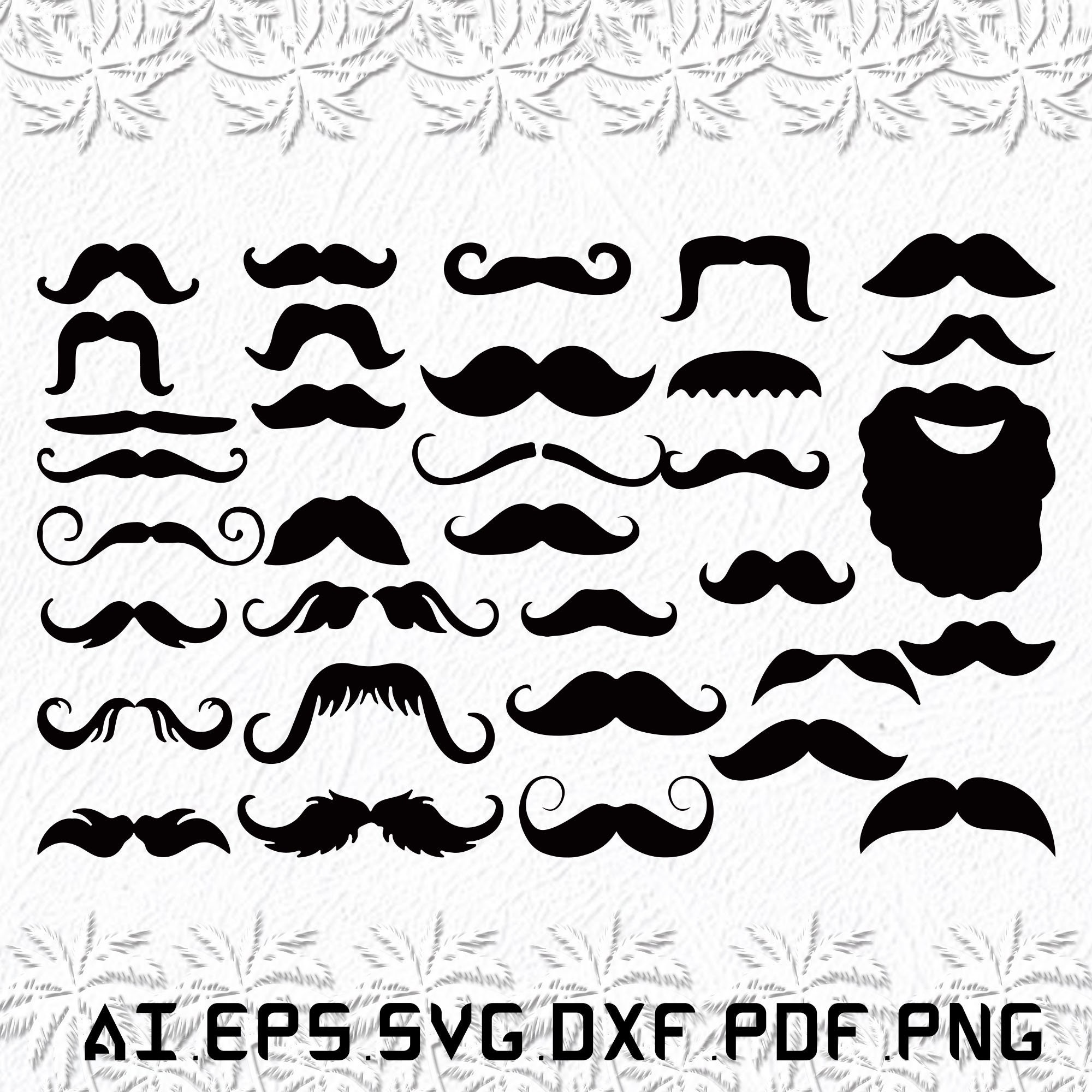 Bigote svg Vello facial svg Peinado svg Hair lover Hair - Etsy México
