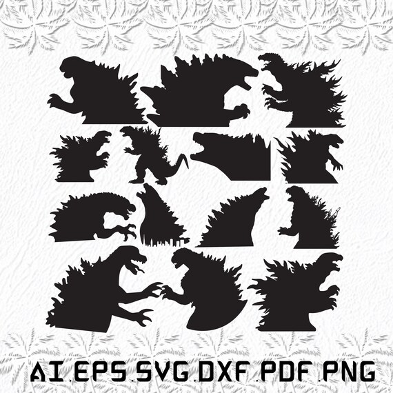 Godzilla Head Svg Head Svg Godzilla Svg T Rex Cool SVG - Etsy Canada