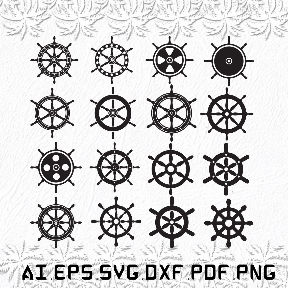 Ship Wheels Svg, Ship Wheel Svg, Ship Svg, Boat, Sea, SVG, Ai, Pdf, Eps ...