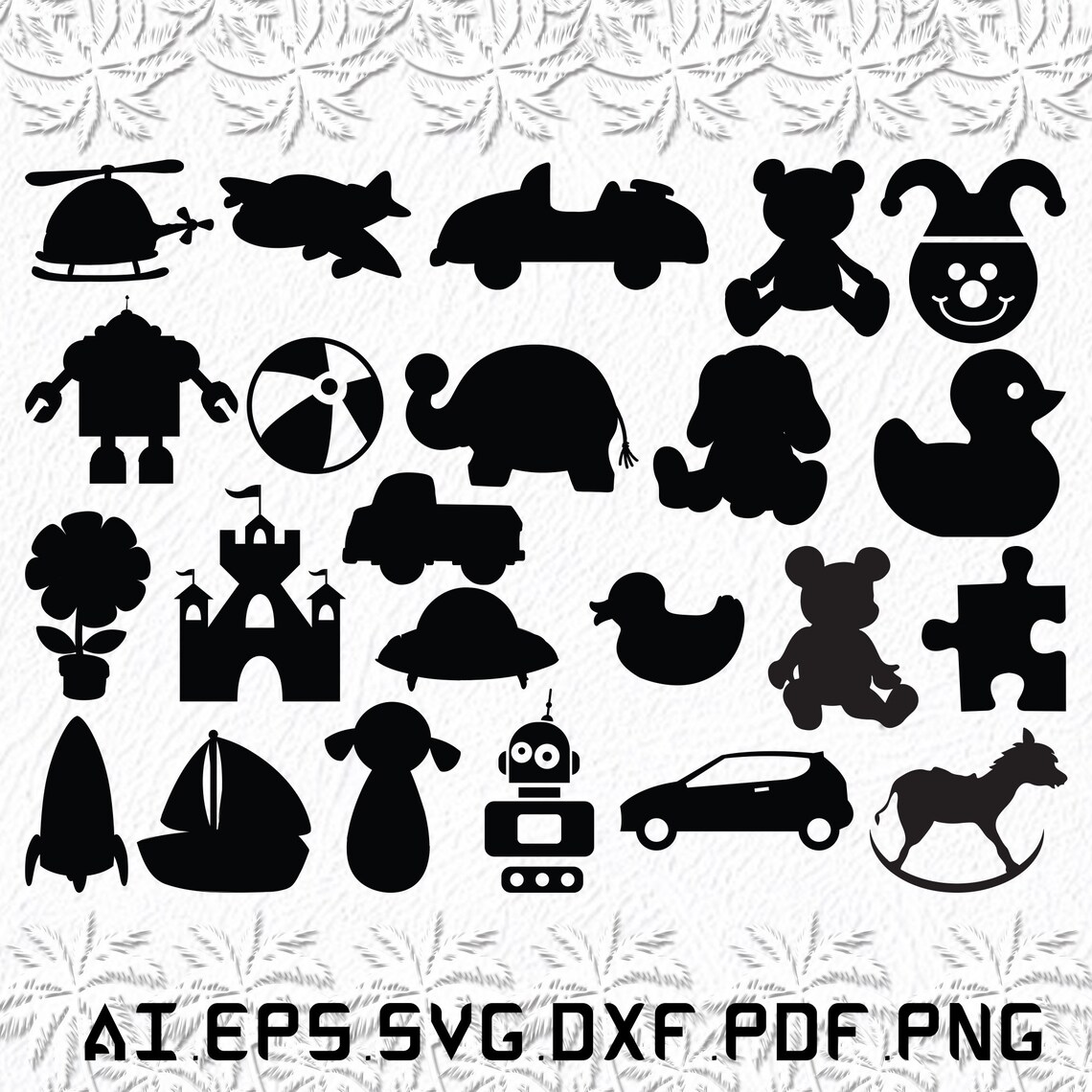 Baby Toy Svg Baby Svg Toy Svg Kids Toys SVG Ai Pdf - Etsy