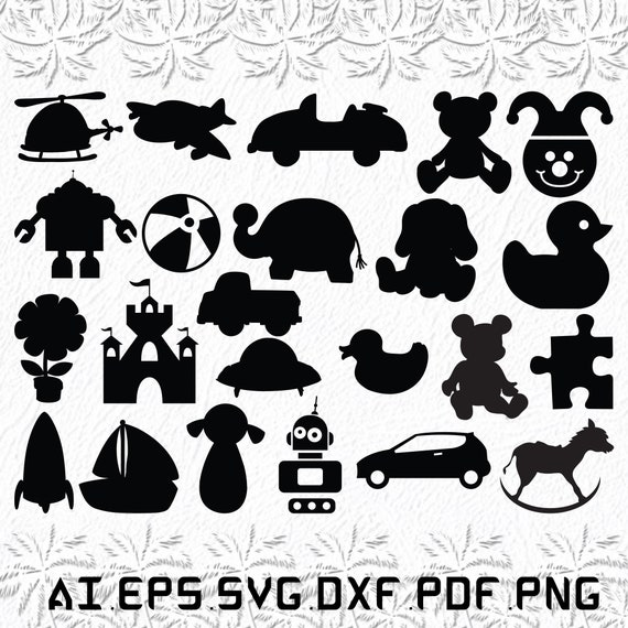 Baby Toy Svg Baby Svg Toy Svg Kids Toys SVG Ai Pdf - Etsy