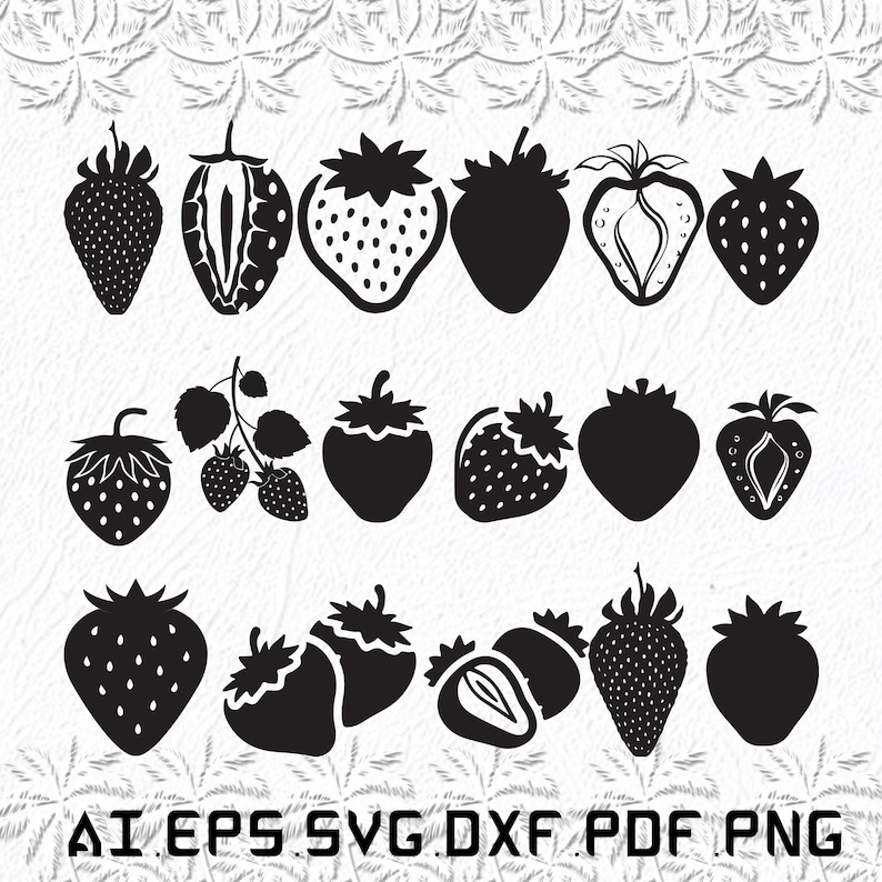 Strawberry Svg Strawberry's Svg Love Svg Hand Fruit - Etsy