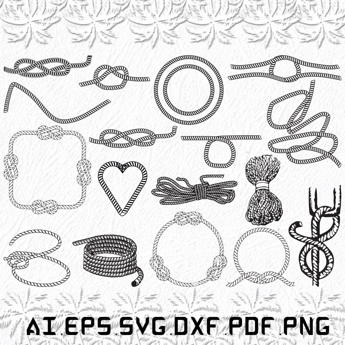 Rope Svg, Rope Love Svg, Rope Border Svg, Rope Logo, Rope Line, SVG, Ai ...