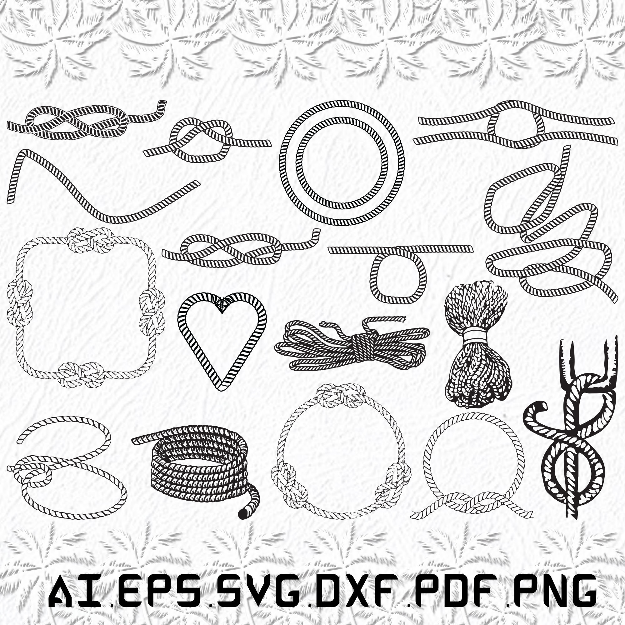 Rope Svg, Rope Love Svg, Rope Border Svg, Rope Logo, Rope Line, SVG, Ai ...