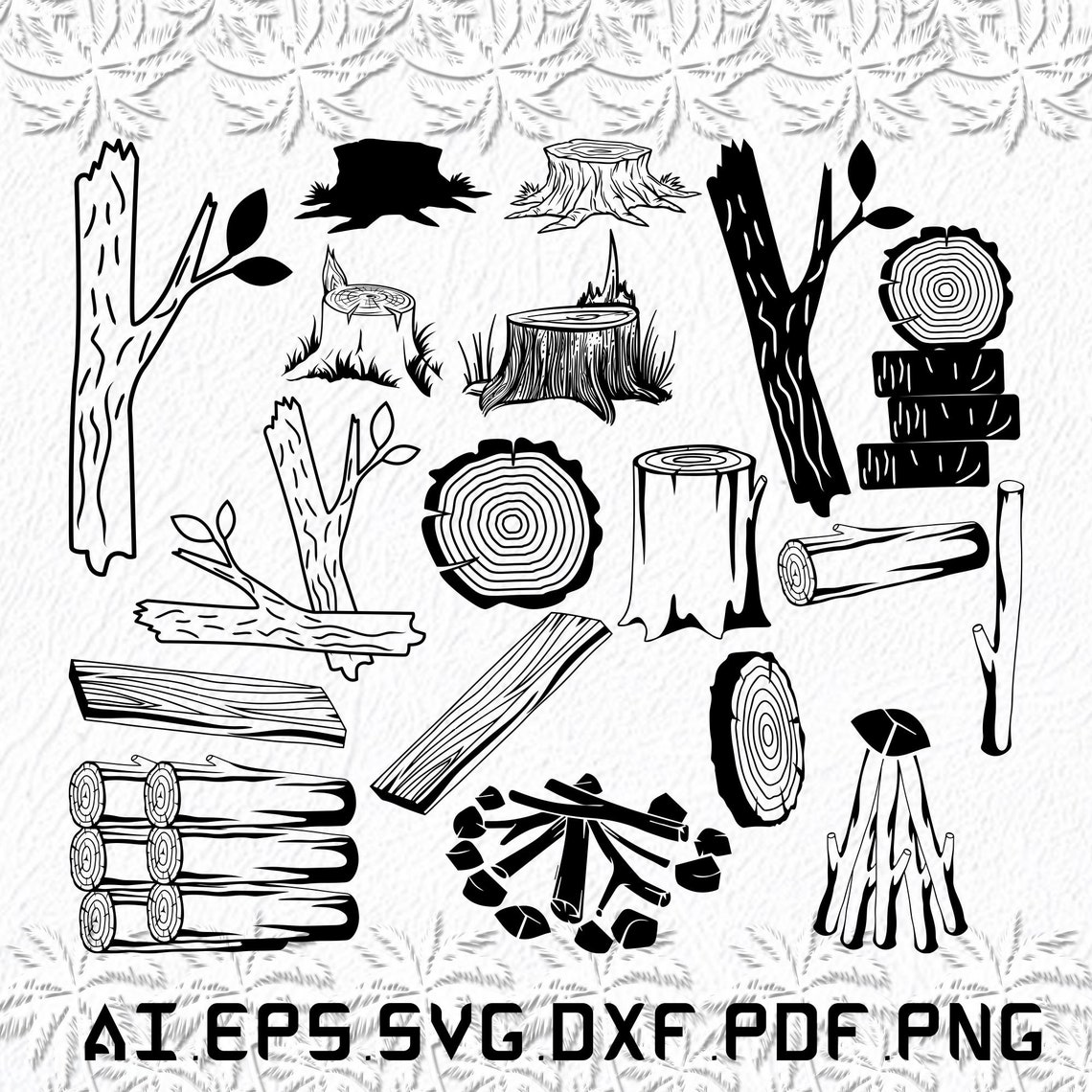 Log Svg Woods Log Svg Timber Svg Wood Lumber SVG Ai - Etsy