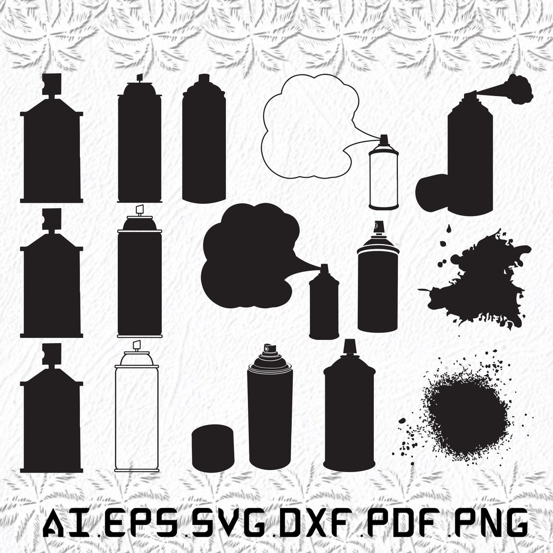 Spray Paint Svg, Spray Paints Svg, Spray Svg, Paints, Paint, SVG, Ai ...
