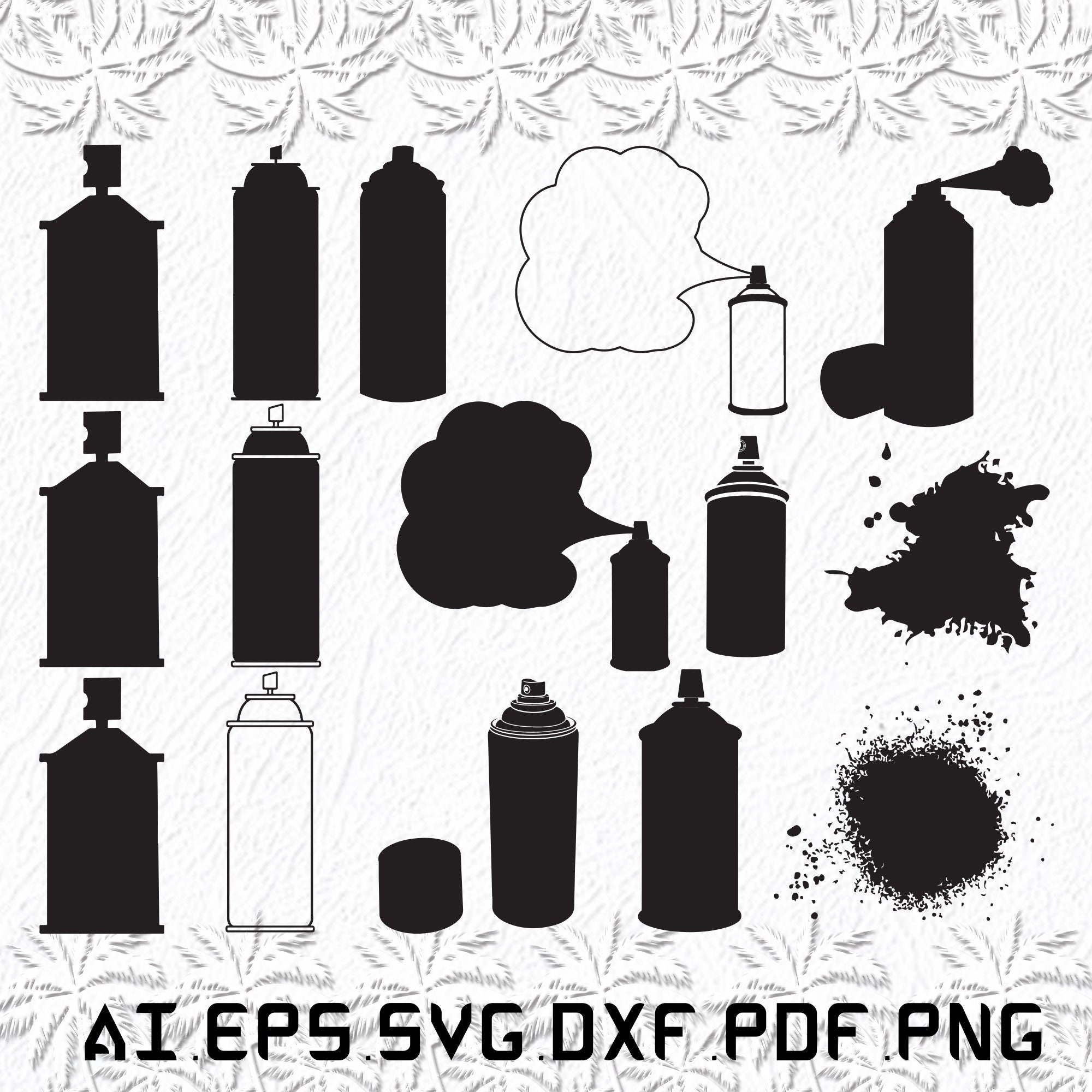 Spray Paint svg, Spray Paints svg, Spray svg, verven, verf, SVG, ai, pdf, eps, svg, dxf, png ...
