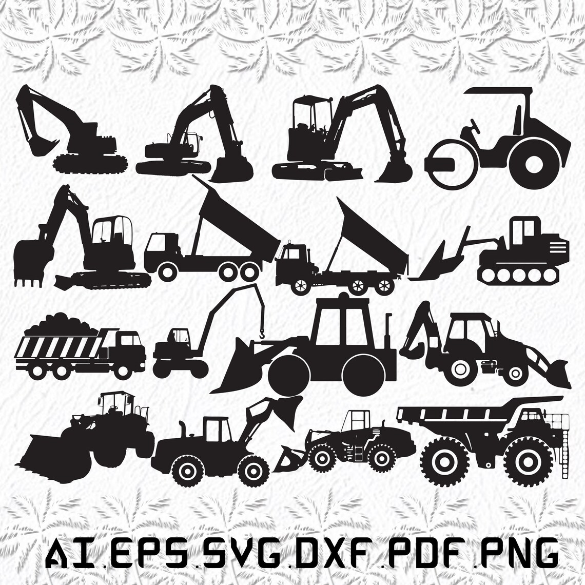 Construction Machine Svg Construction Svg Machine Svg - Etsy