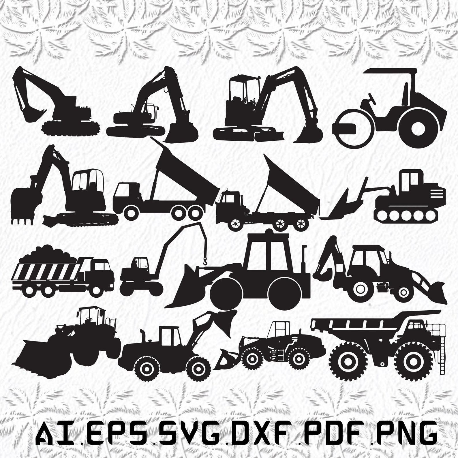 Construction Machine Svg Construction Svg Machine Svg - Etsy
