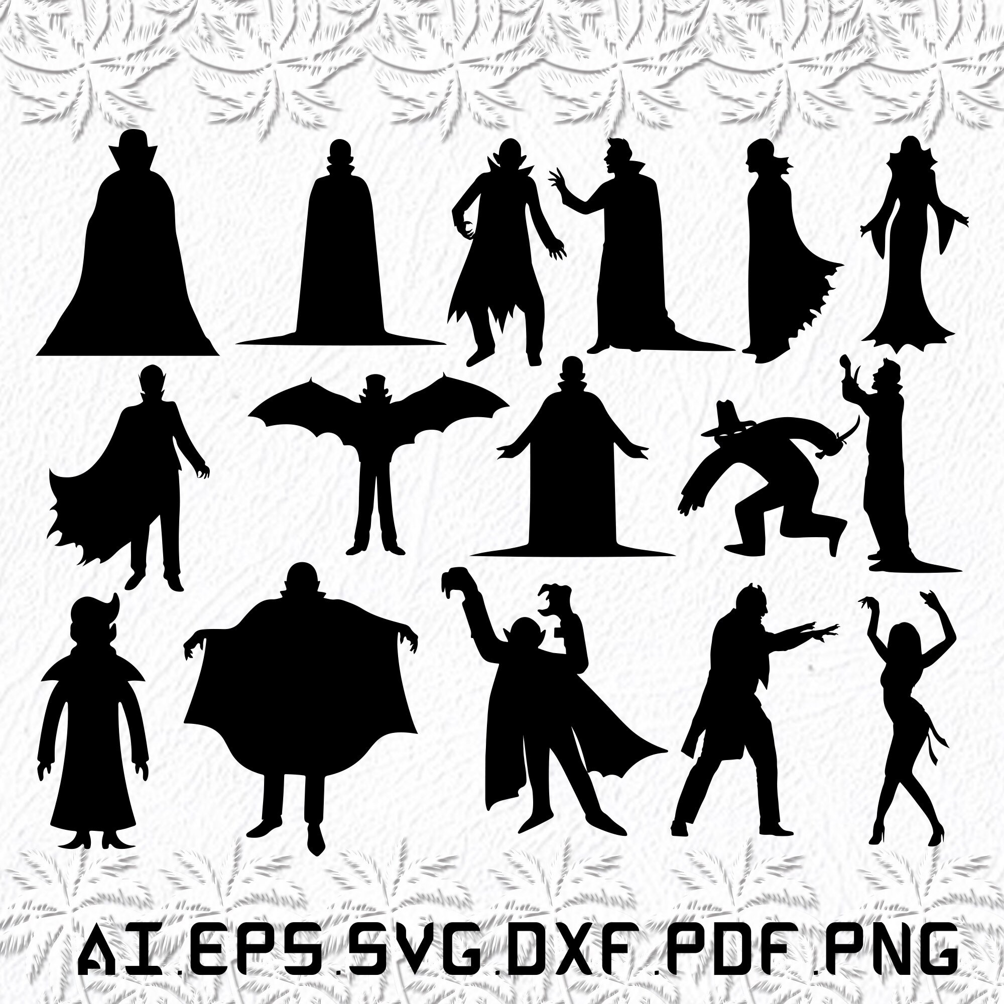 Dracula Svg Vampire Svg Halloween Svg Horror Draculas - Etsy