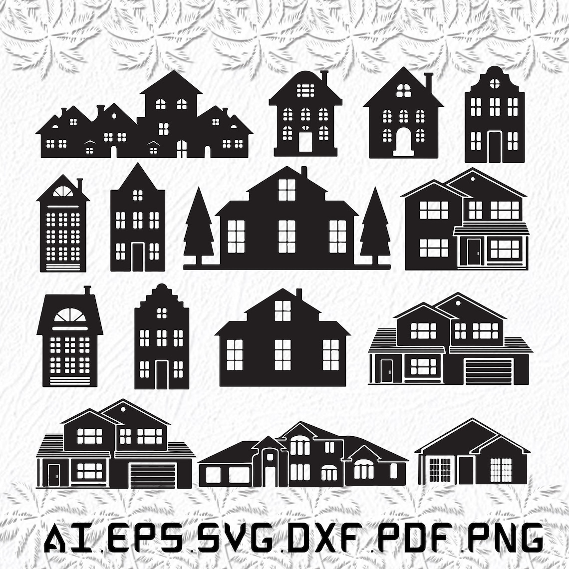 House Svg, Home Svg, Homes Svg, Toh, Laz, SVG, Ai, Pdf, Eps, Svg, Dxf ...