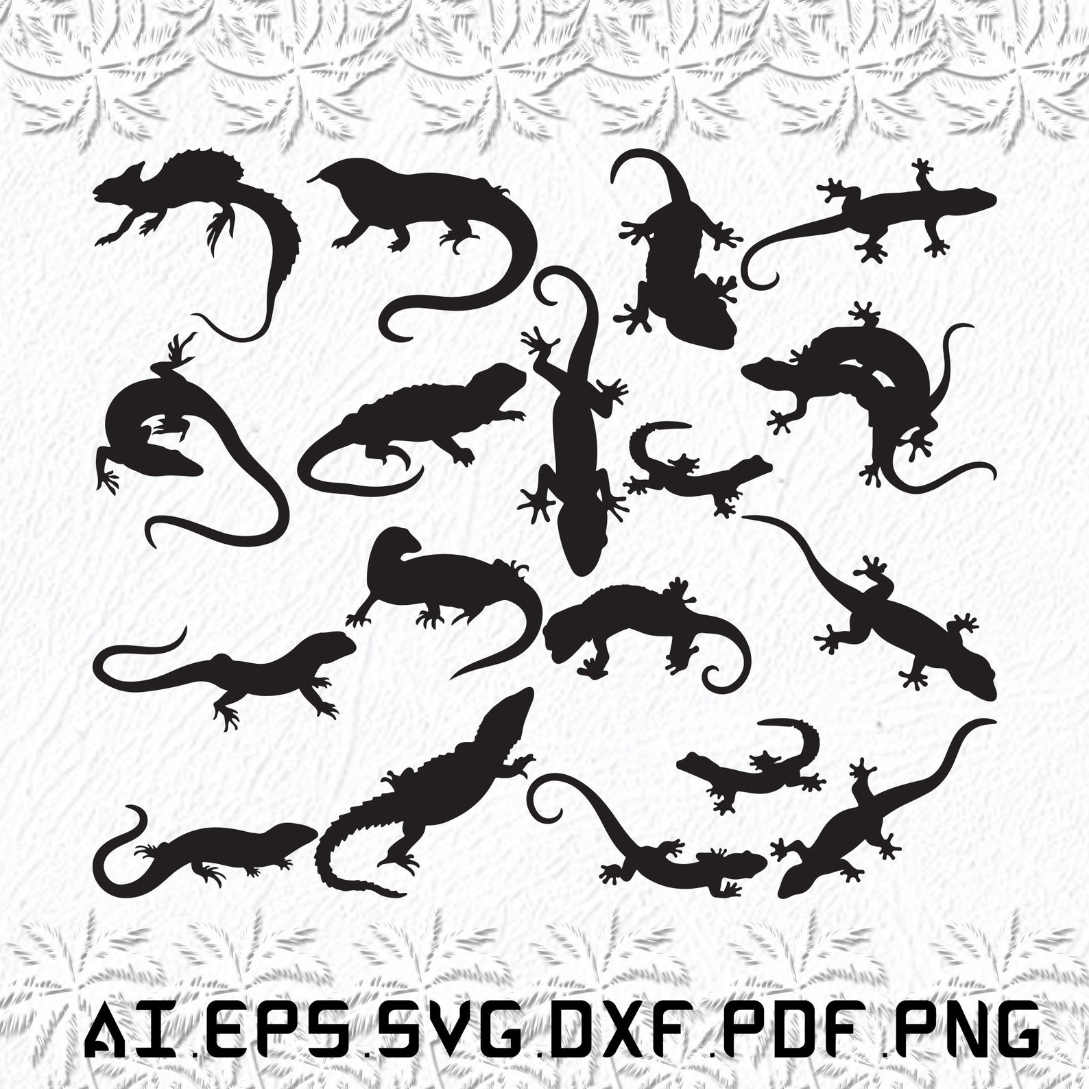 Reptile Svg Reptiles Svg Nature Svg Animal Green SVG Ai - Etsy