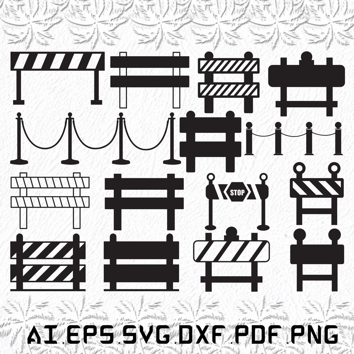 Barricades Svg Barricade Svg Road Svg Work Accident SVG - Etsy
