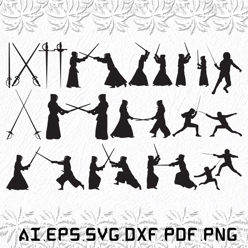 Fencing Sword Svg Fencing Swords Svg Fencing Svg Sword - Etsy