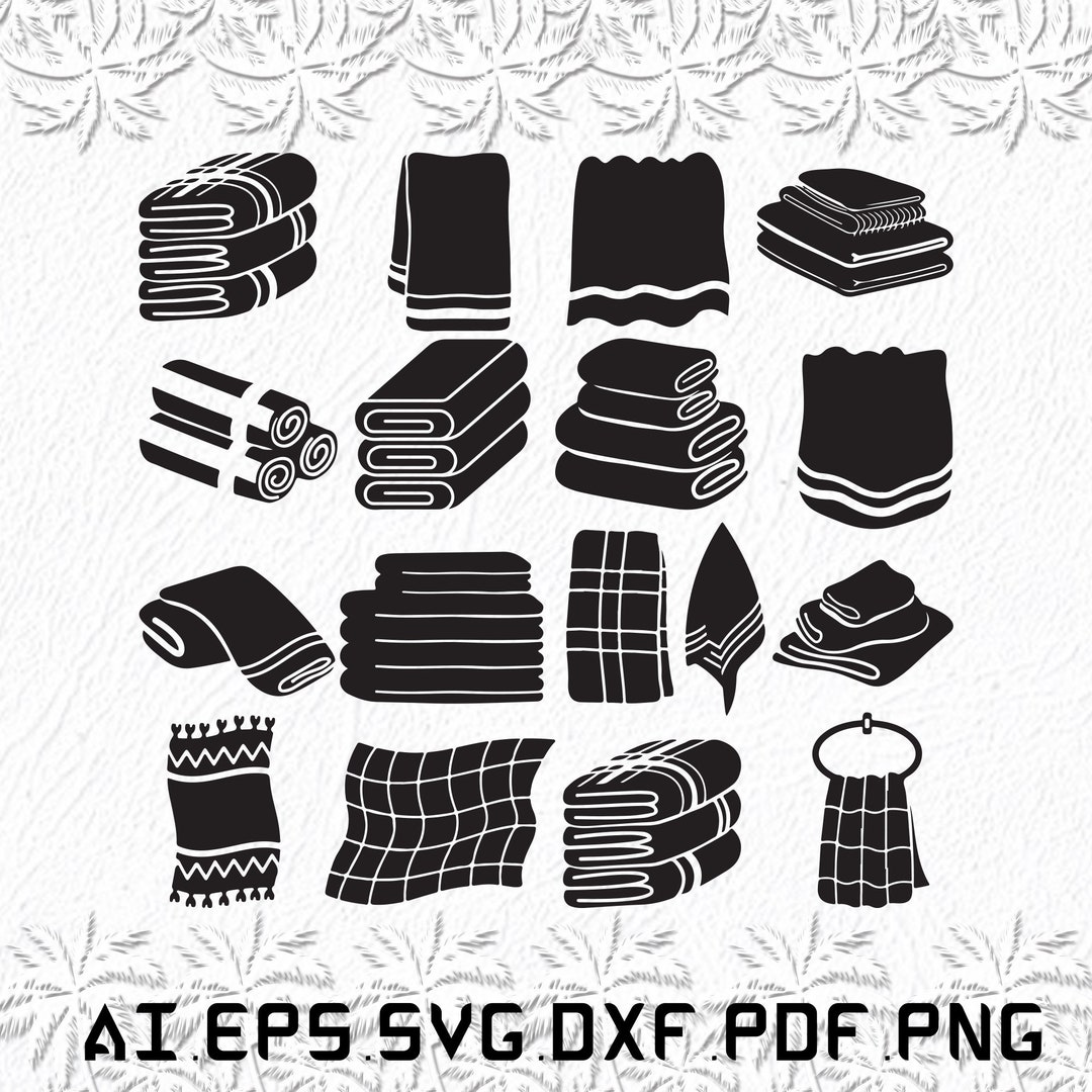 Towel Svg, Towels Svg, Room Svg, Cute, Cook, SVG, Ai, Pdf, Eps, Svg ...