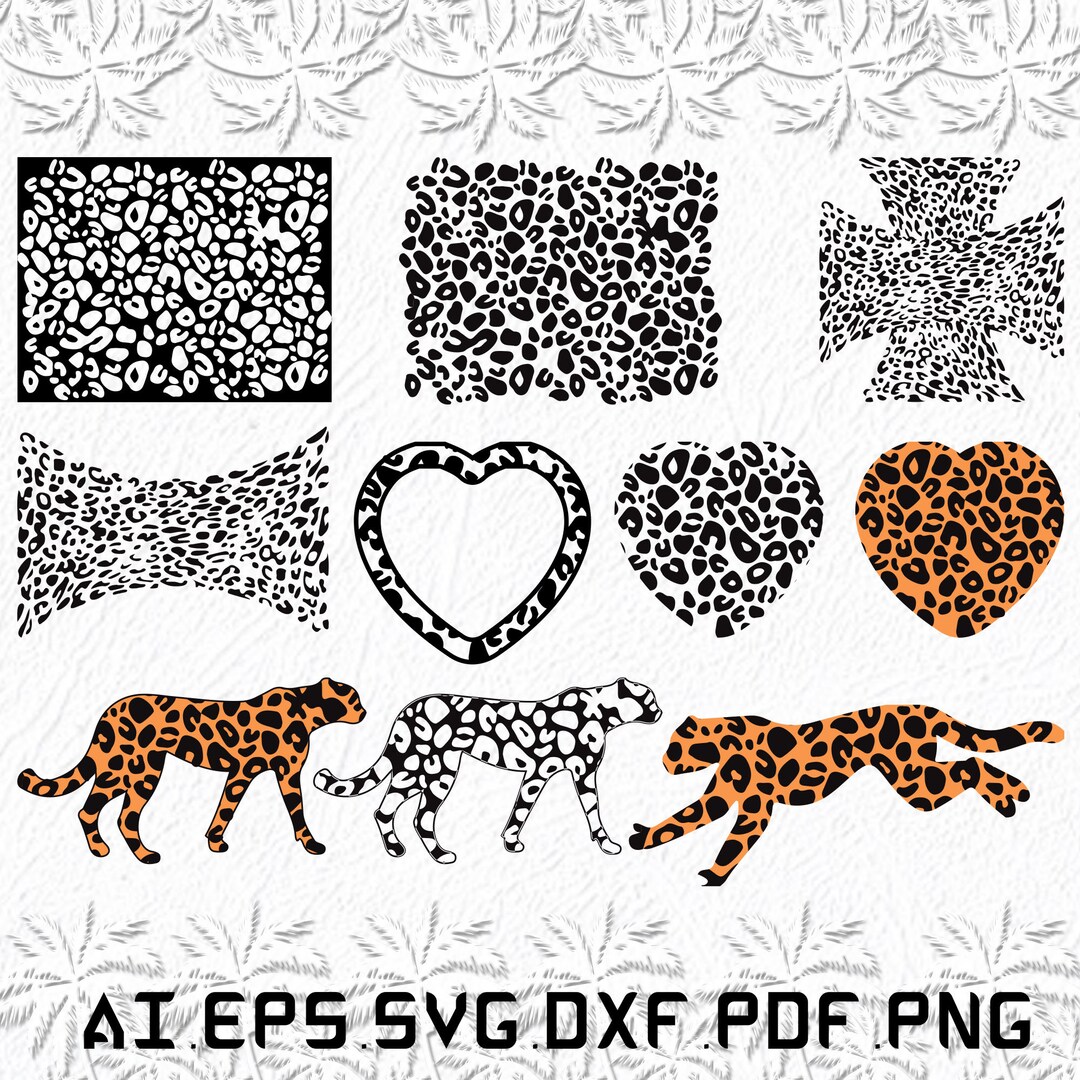 Leopard Svg, Leopard Print Svg, Animal Print Svg, Pattern, Print, SVG ...