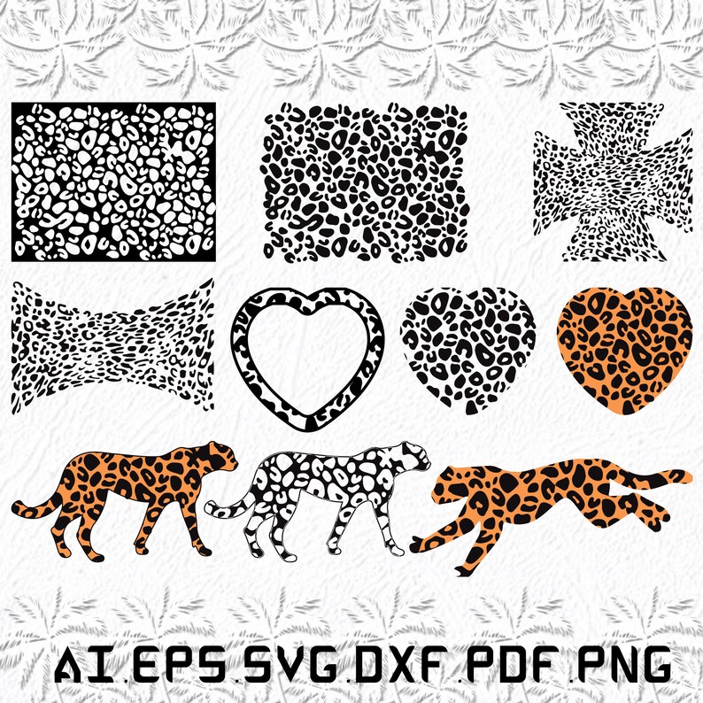 Leopard Svg, Leopard Print Svg, Animal Print Svg, Pattern, Print, SVG ...